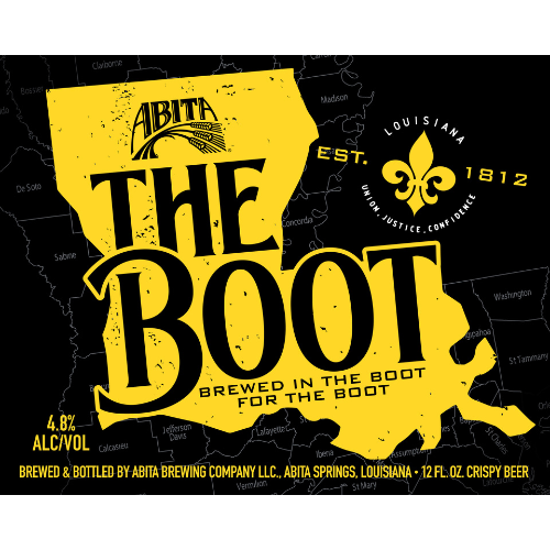 Tap Handle Insert - The Boot | Abita Brewing Company